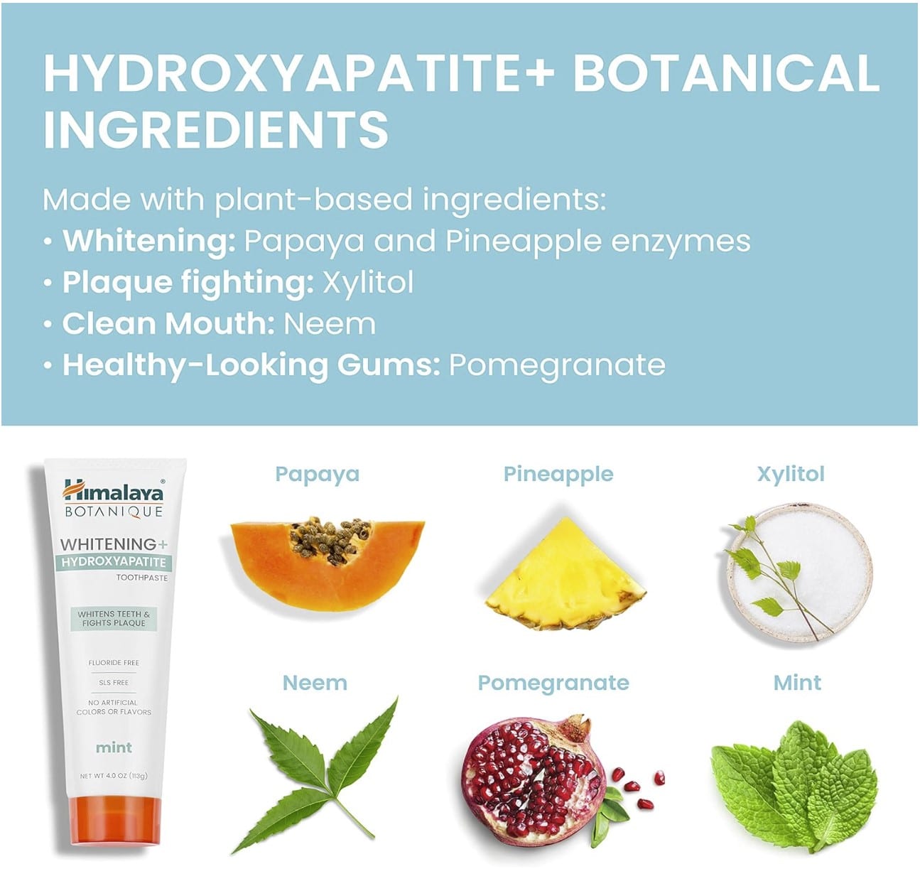 Review of himalaya botanique hydroxyapatite whitening+ toothpaste - I ...